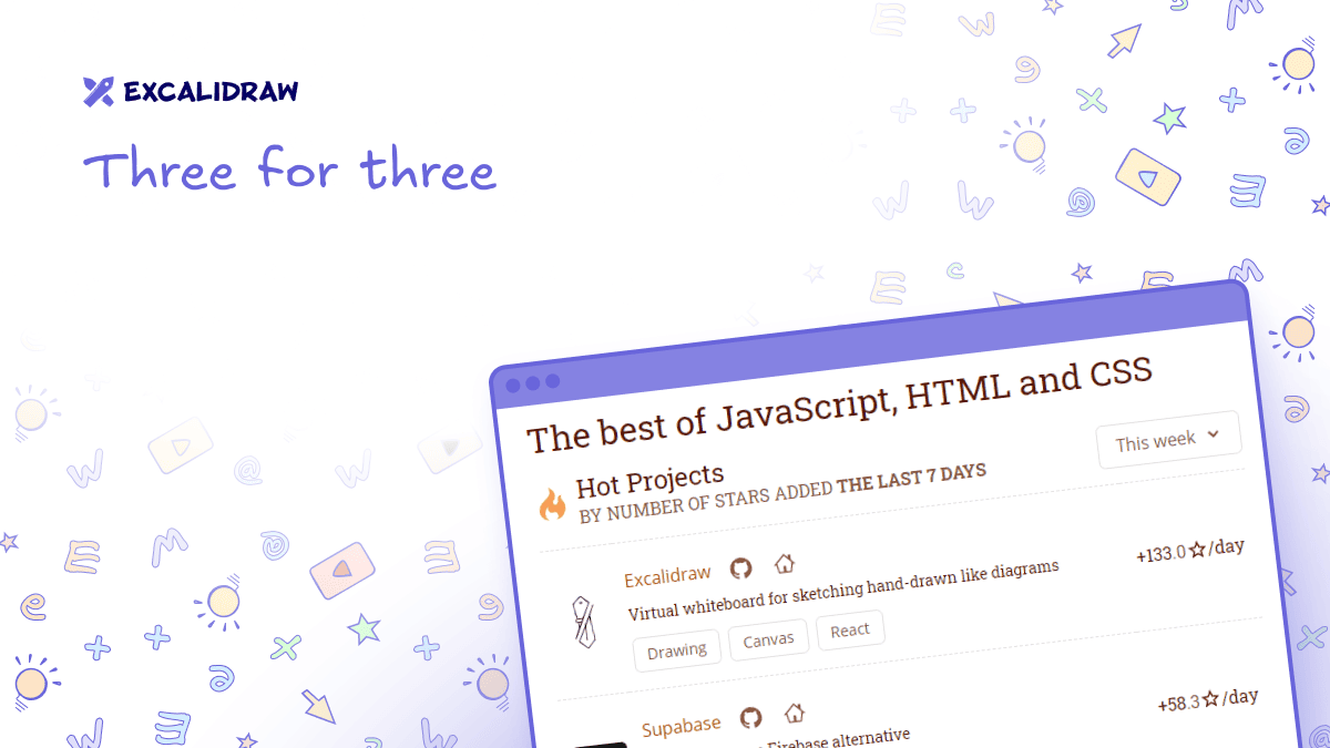 Excalidraw Blog | Three for three